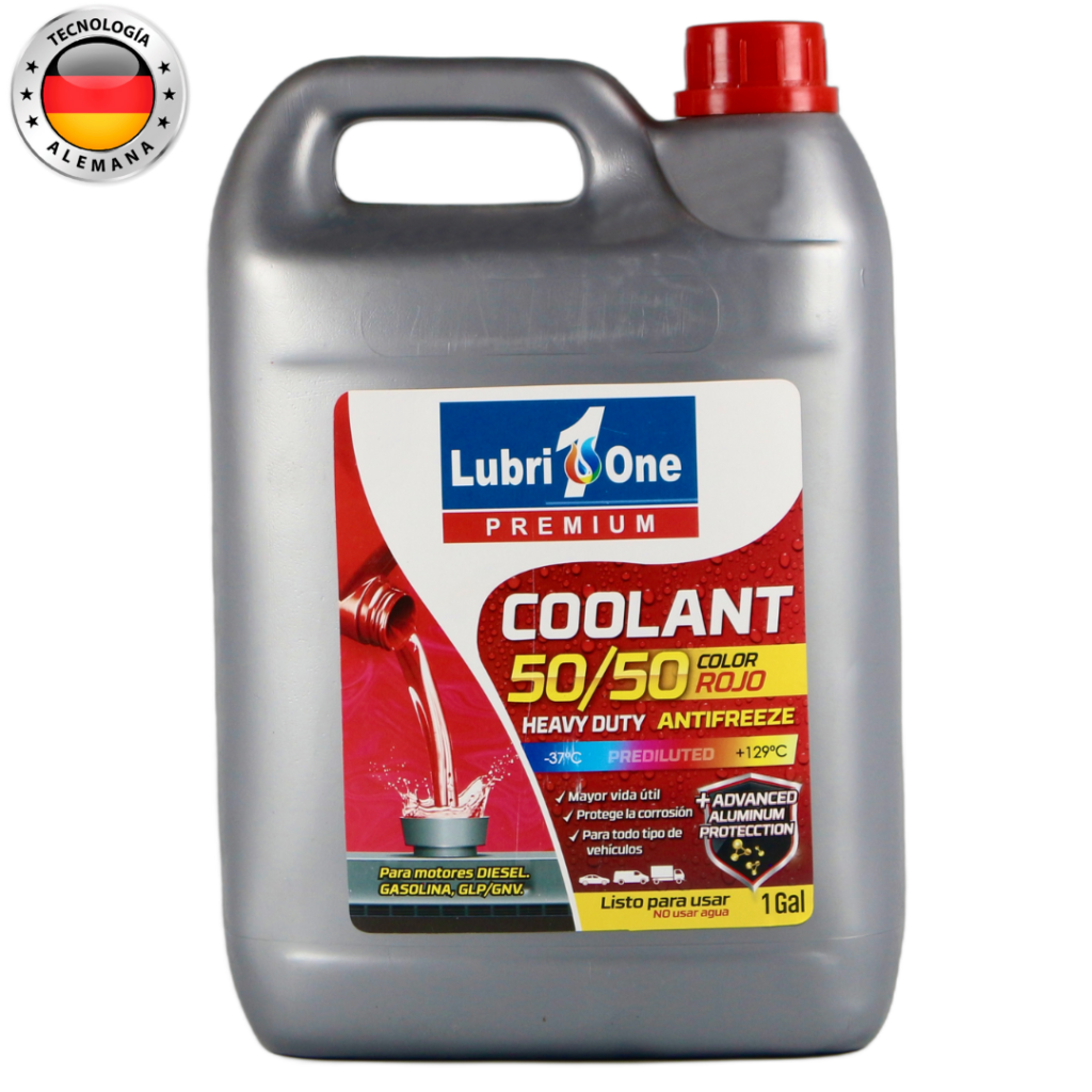 Coolant 50/50 Rojo – Lubri 1 One Premium - Waykis